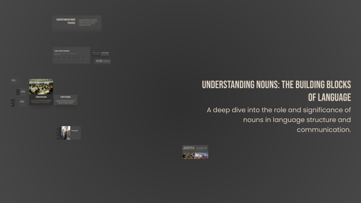 Understanding Nouns: The Building Blocks of Language by Alesha Bolon on ...