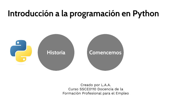 Programación en Python by Clara Vilaquetas Sanz on Prezi