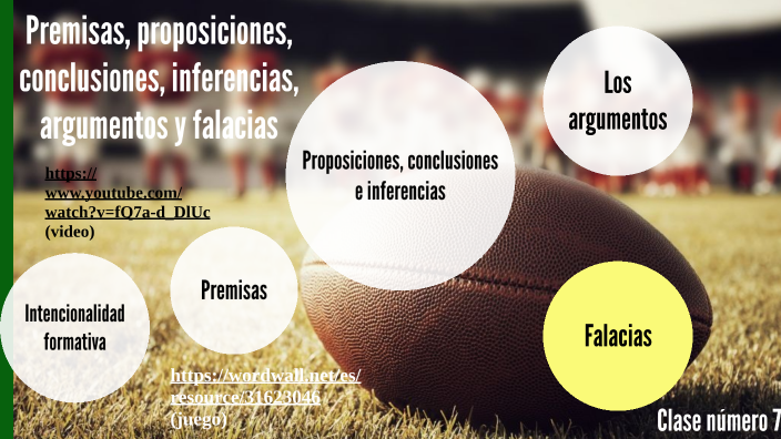 Premisas, conclusiones, inferencias, proposiciones, argumentos y ...