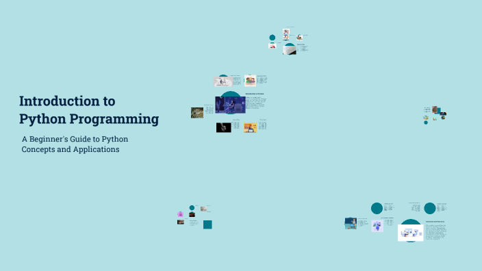 Introduction to Python Programming by vinit 7377 on Prezi