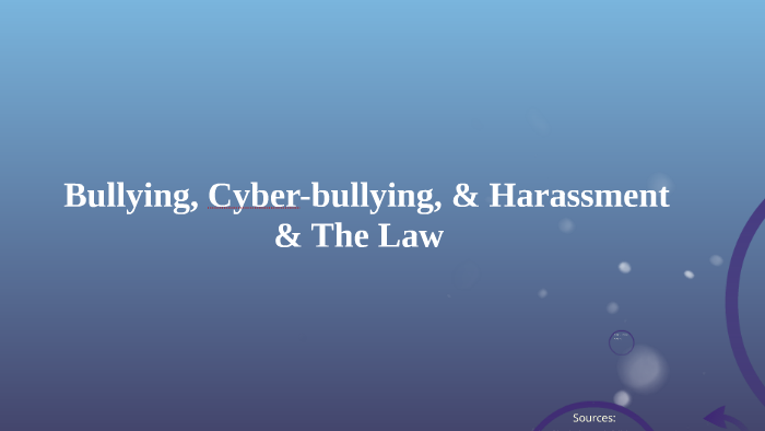 Bullying, Harassment & Cyberbulling by Angela Tierney