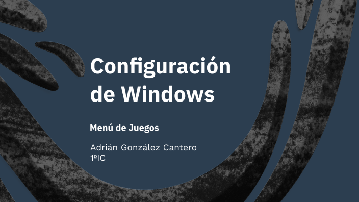 Configuración de Windows by Adrián González Cantero on Prezi