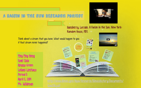 A Raisin In The Sun Research Project by Mey Mey