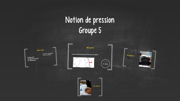 Notion de pression by Margo Challet on Prezi