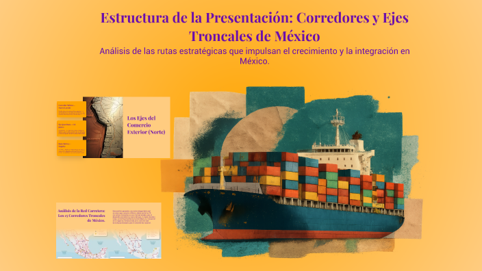 Estructura de la Presentación: Corredores y Ejes Troncales de México by ...