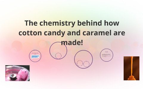 The chemistry behind how cotton candy and caramel are made! by becca perez