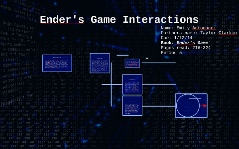 Ender's Game Interactions by Emily Antonacci