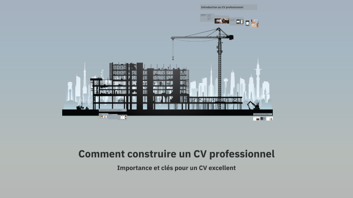 Comment construire un CV professionnel by mejri amel on Prezi