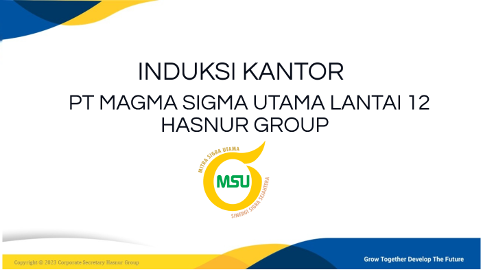 Informasi Pengumuman PT. Magma Sigma Utama by danur arasyidin on Prezi