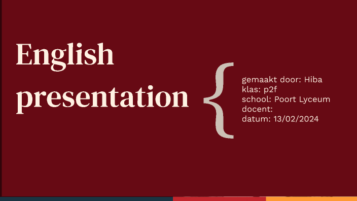 Engelse presentatie by hiba belmamoun on Prezi