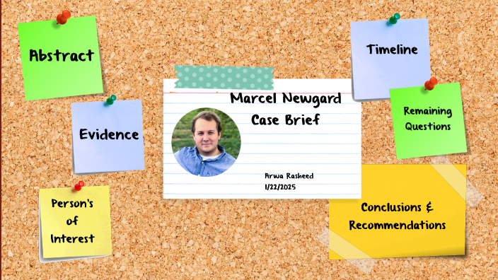 Case # 2 Marcel Newgard by Arwa Rasheed on Prezi