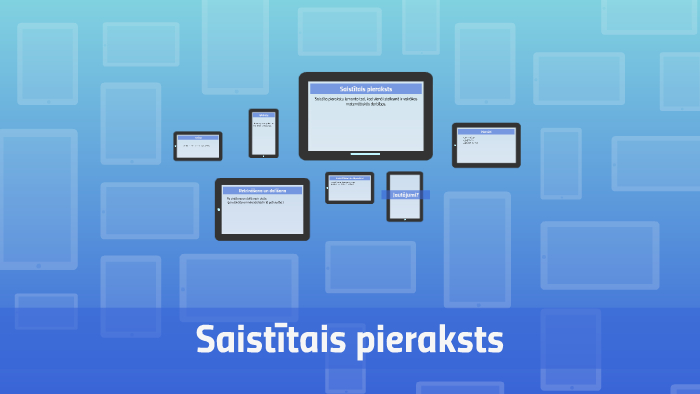 Saistītais pieraksts by Guntis Terauds on Prezi