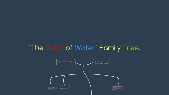 The Color of Water, Family Tree. by kaleb brabbs on Prezi