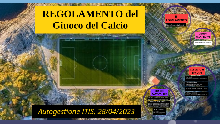 REGOLAMENTO del Gioco del Calcio by on Prezi