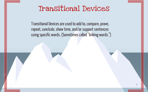 Transitional Devices