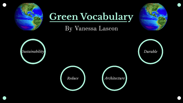 Green Vocabulary by Vanessa Lascon on Prezi