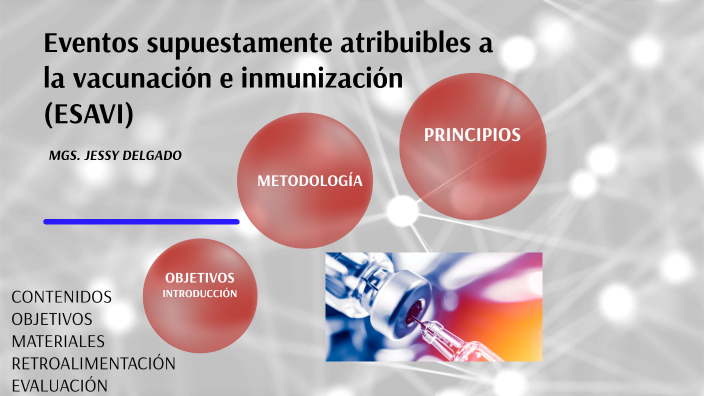 Eventos supuestamente atribuibles a la vacunación e inmunización (ESAVI ...