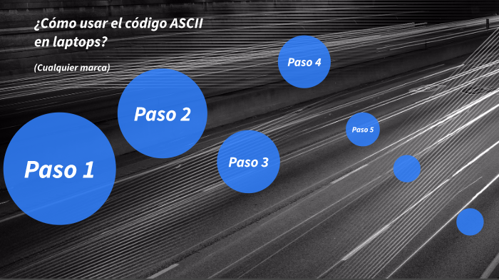 ¿Cómo usar el código ASCII en laptops? by Wiris Life on Prezi