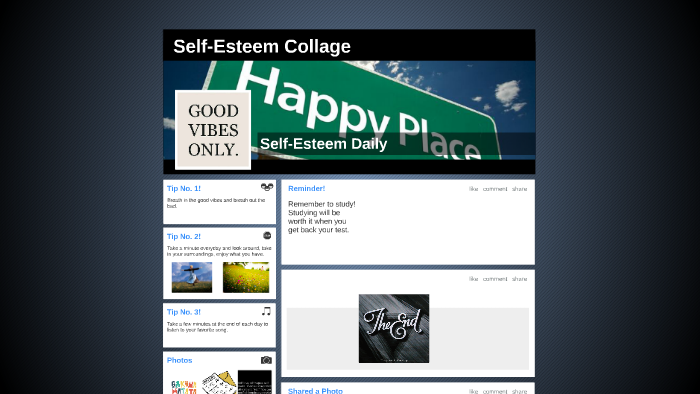 Self-Esteem Collage by Alex A.