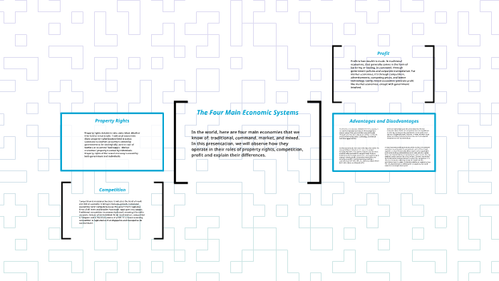 The Four Main Economic Systems by on Prezi