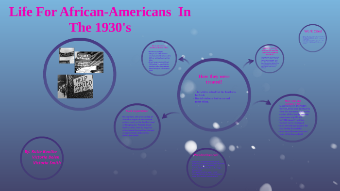 Life For African-Americans In The 1930"s by Katie Boothe on Prezi