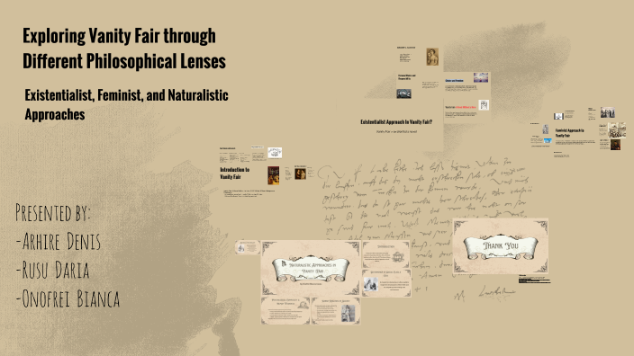 Exploring Vanity Fair through Different Philosophical Lenses by Papu on ...