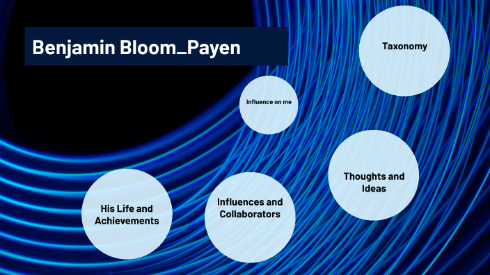 Benjamin Bloom by Michael Payen on Prezi
