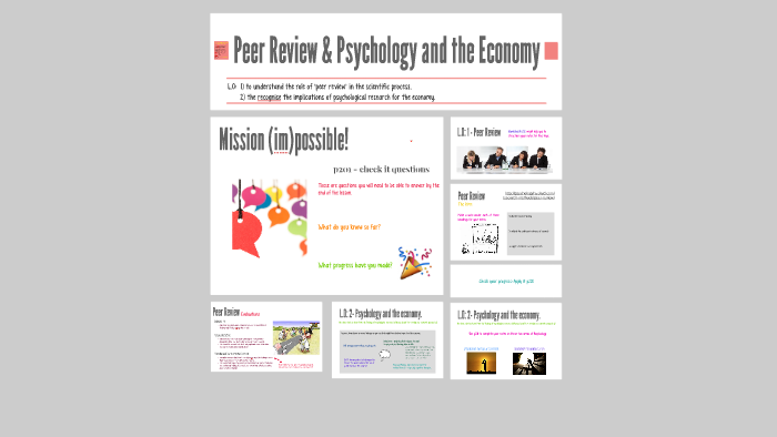 Research Methods 9: Peer Review & Psychology and the Economy by Lauren ...