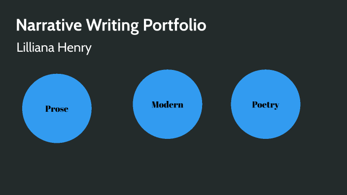 Narrative Writing Portfolio by lilliana henry on Prezi