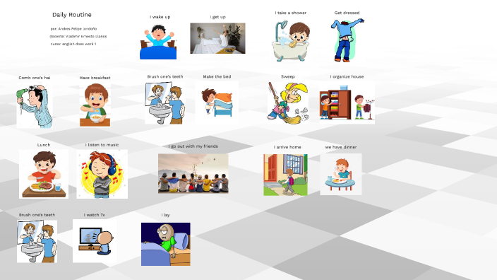 daily routine by Andrés F on Prezi