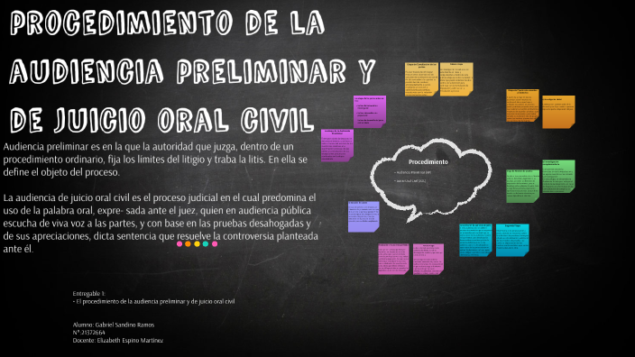 Procedimiento De La Audiencia Preliminar Y De Juicio Oral Civil By On Prezi