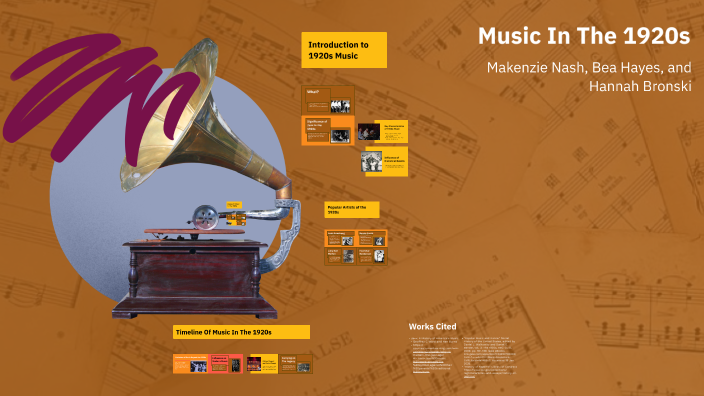 Music In The 1920s Presentation by Beatrice Hayes on Prezi