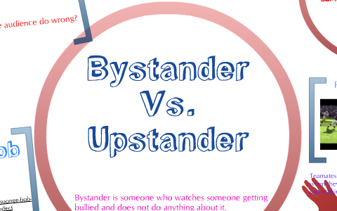 Bystander vs. upstander by Colleen Van De Hei on Prezi