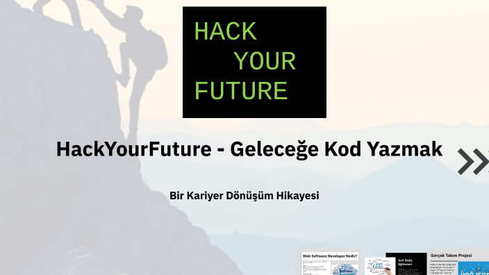 HackYourFuture - Geleceğe Kod Yazmak by mustafa sarıtaş on Prezi