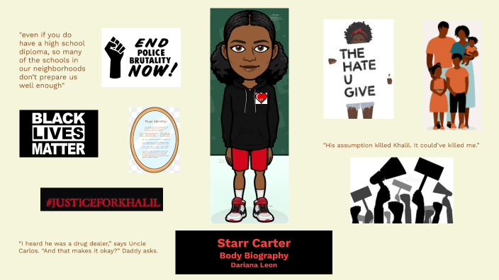 Body Biography of Starr Carter by Dariana Leon on Prezi
