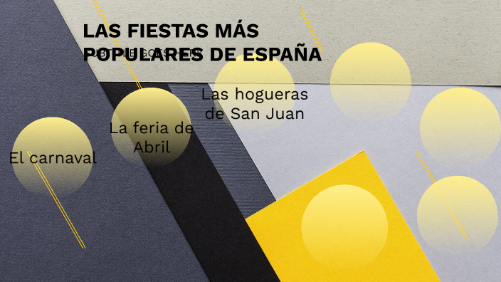LAS FIESTAS MÁS POPULARES DE ESPAÑA by Gisella Di Nardo