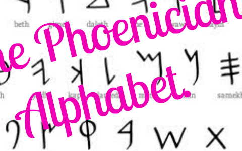 The Phoenician Alphabet by Kiyana Swinson on Prezi