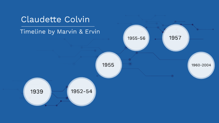 Woman's History Month Claudette Colvin - Timeline by Marvin Chavez on Prezi