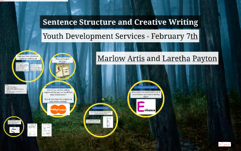 Sentence Structure and Creative Writing Session - Youth Development ...