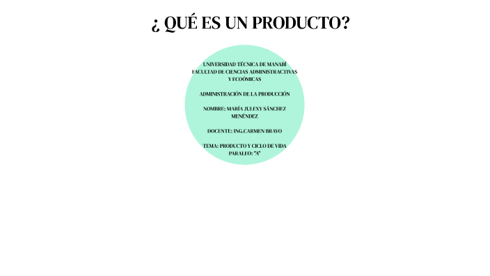 Qué es un producto by Maria Julexy Sanchez Menendez on Prezi
