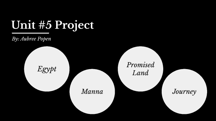 The Exodus Liberation Narrative Project by Aubree Popen on Prezi