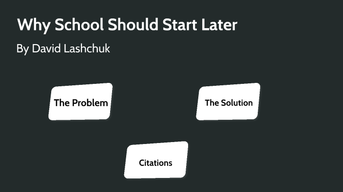 Why School Should Start Later by Boomer Pizza on Prezi