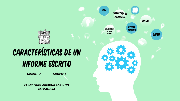 Características de un informe escrito by ANDRIK ERICK CASTILLO LEYVA on ...