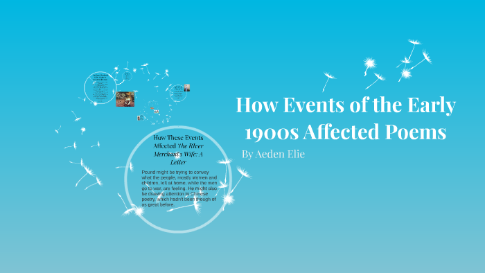 How Events of the Early 1900s Affected Poems by on Prezi