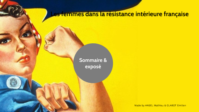 Les femmes dans la résistance Française by Mathieu Ansel on Prezi