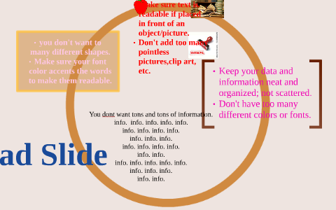 Bad Slide Example by Jamie LeBlanc on Prezi