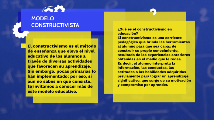 MODELO CONSTRUCTIVISTA by g Gustavo Barrios on Prezi