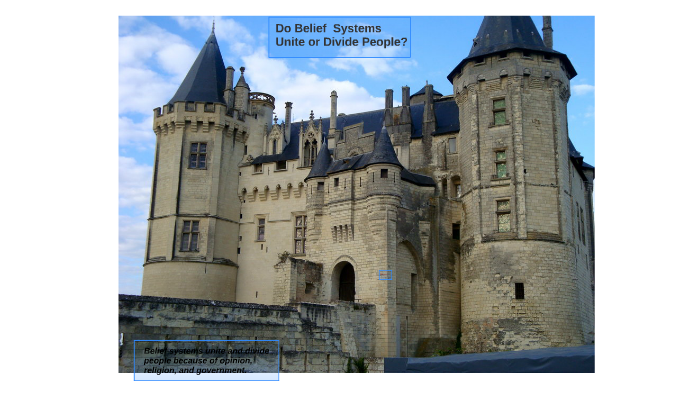 Belief systems unite and divide people because of opinion, r by Esha ...