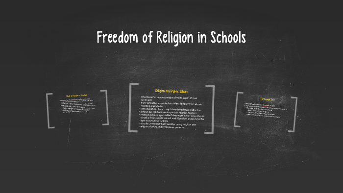 Freedom of Religion in Schools by N H on Prezi