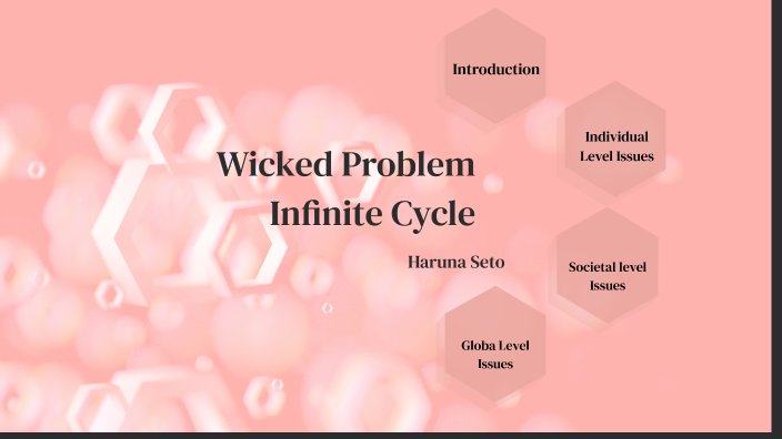 Wicked Problem Infinite Cycle by 春菜 瀬戸 on Prezi